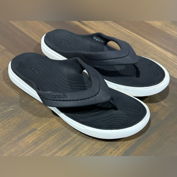 CROCS | Shoes | Crocs Citilane Unisex Size W8 M6 Black Rubber Slip On ...